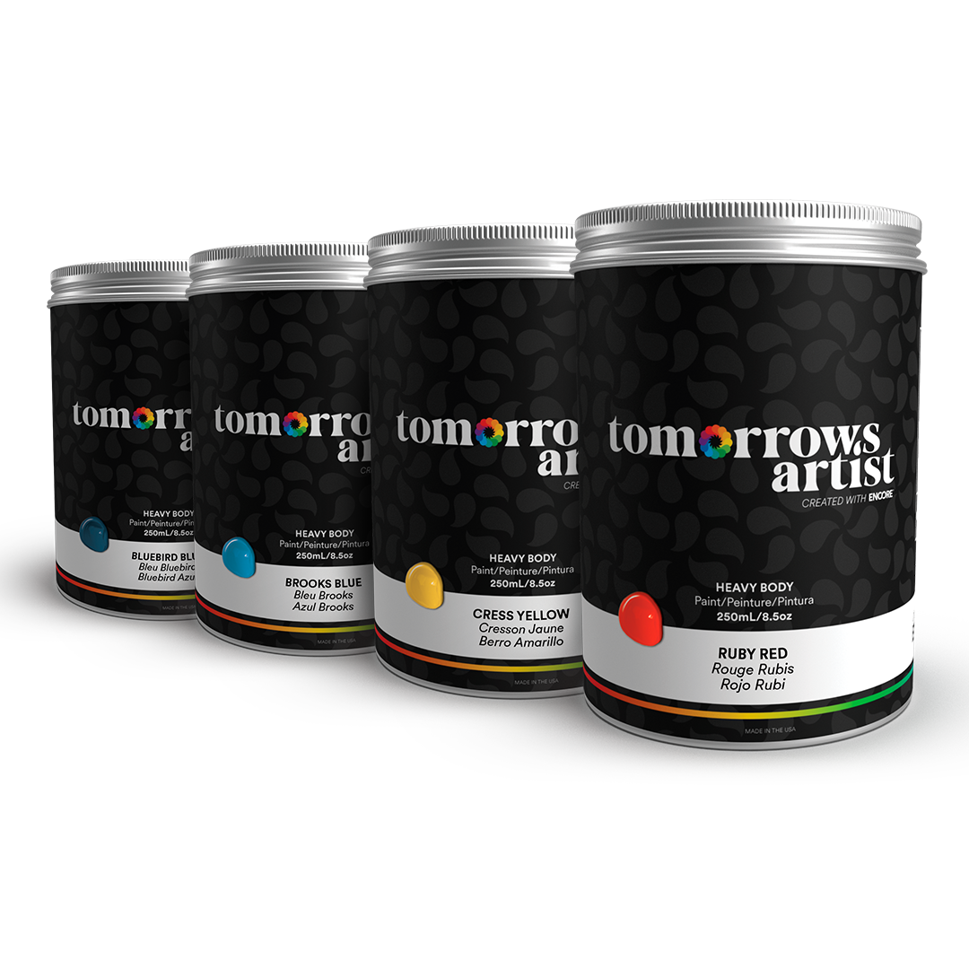 Tomorrows Artist: Heavy Body Bundle Eco-Friendly Acrylic Art Paint 4 x ...